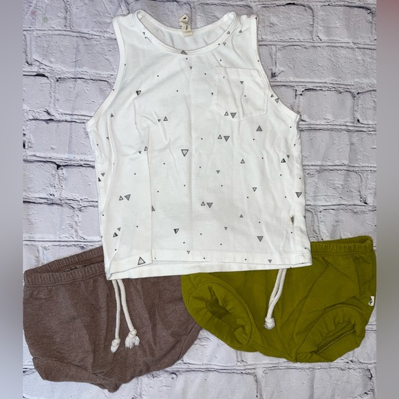 Matching Sets | Baby Sprouts Organic Bamboo Bundle Gender Neutral Tank ...